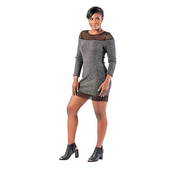 Veronica French Terry Long Sleeve Dress
