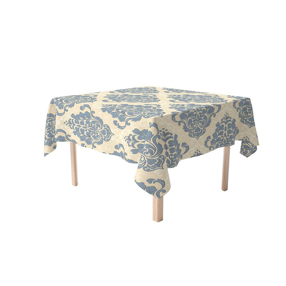 Square Tablecloth, 100% Cotton, 52x52", Floral 171