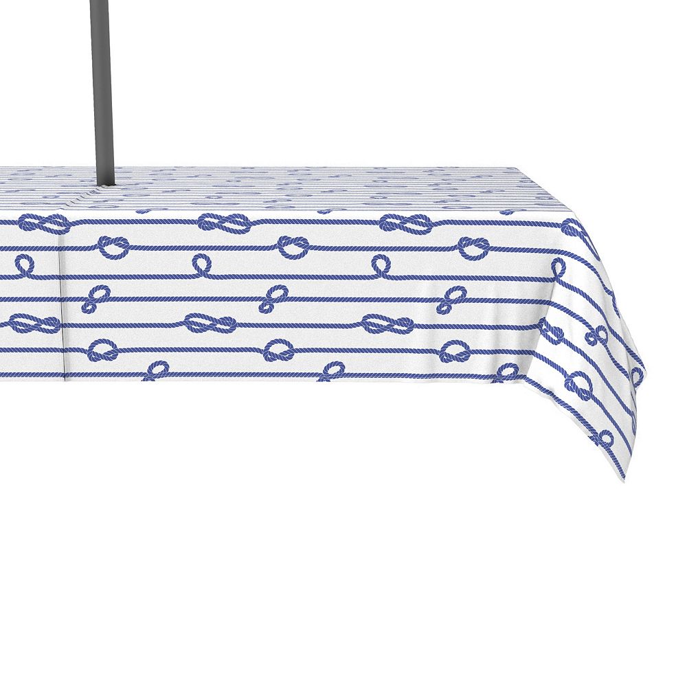 Water Repellent, Outdoor, 100% Polyester, 60x104", Vertical Rope Knot ...