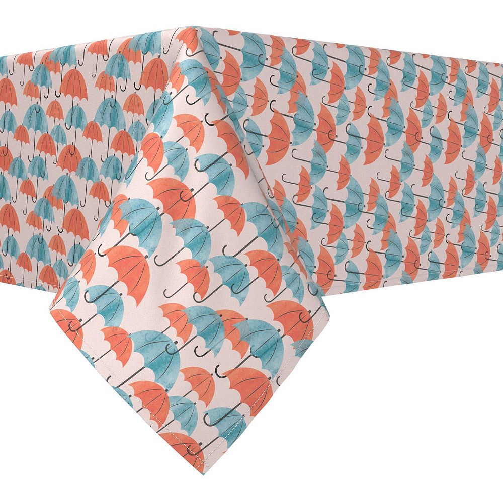 Square Tablecloth, 100% Polyester, 70x70", Umbrellas Up