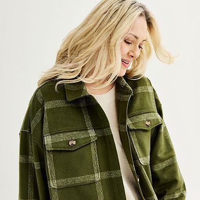 Women's Plus Size Sonoma Goods For Life® Utility Shacket