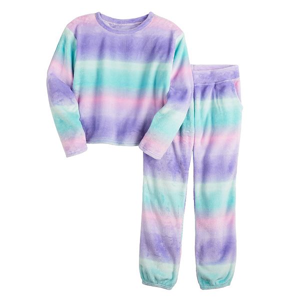 Girls SO® Cozy Long Sleeve Tee & Pajama Pants Set