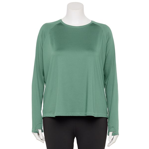 Plus Size Tek Gear® Dry Tek Long Sleeve Tee 