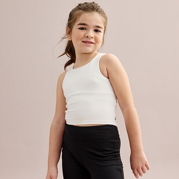 Girls 7-20 Tek Gear® Soft Tek Longline Bra Tank Top in Regular & Plus