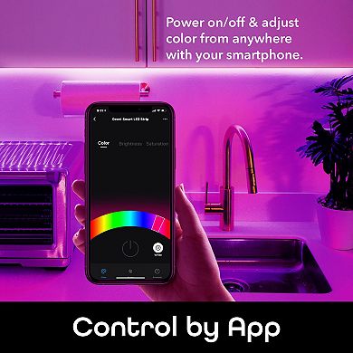 Geeni Prisma Strip 16-ft. Trimmable Smart LED Light Strip Kit