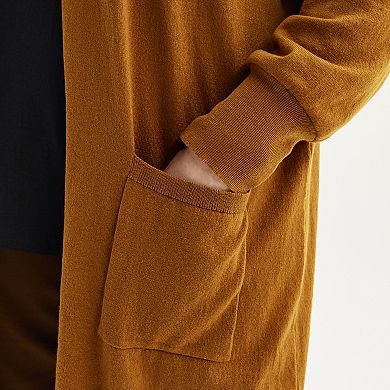 Women's Plus Size Nine West Duster Cardigan