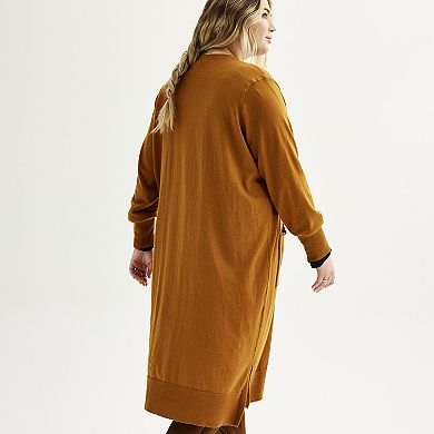 Women's Plus Size Nine West Duster Cardigan