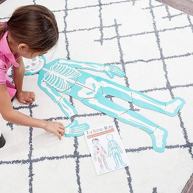 Magnetic Human Body Puzzle for Kids, Double Sided (3 ft, 17 Pieces)