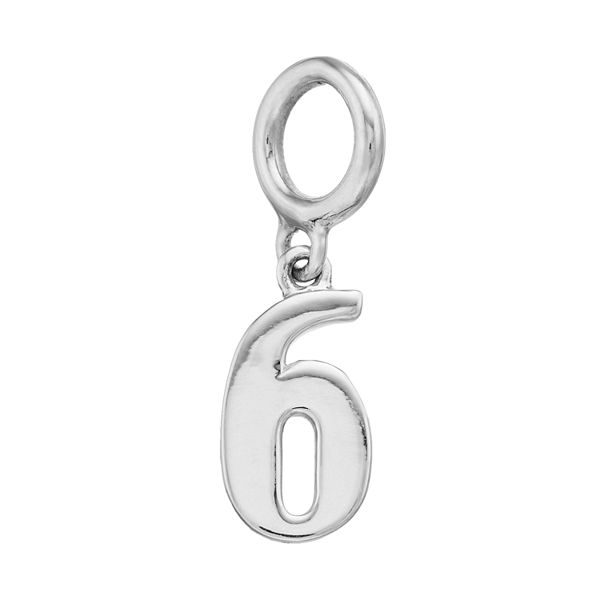 Lavish by TJM Sterling Silver Number Charm