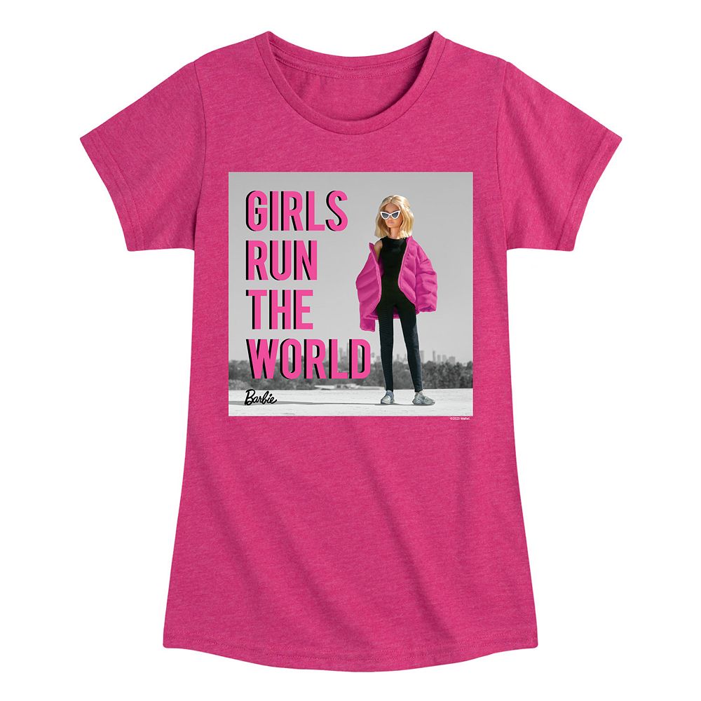 Girls 7-16 Barbie® Girls Run The World Graphic Tee