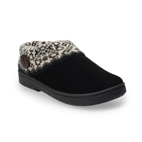 Clarks Womens Suede Sweater Clogs
