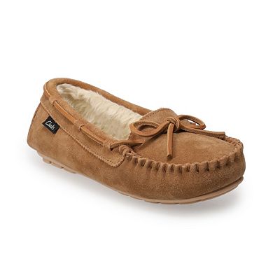 Clarks suede moccasin slippers store