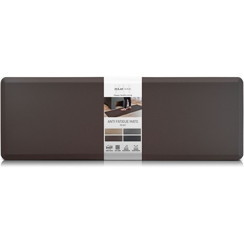 Zulay Kitchen Comfort Padded Anti-Fatigue Mat - 24" x 70"