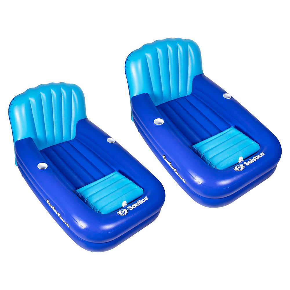 Swimline 15181SF Inflatable Swimming Pool Floating Lounger Cooler Couch ...