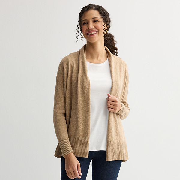 Women's Croft & Barrow® The Extra Soft Closureless Cardigan
