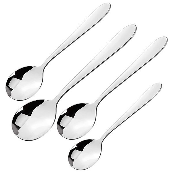 Stainless Steel Spoons 4 In 1 For Cooking Soup Spoon Dining Spoons ...