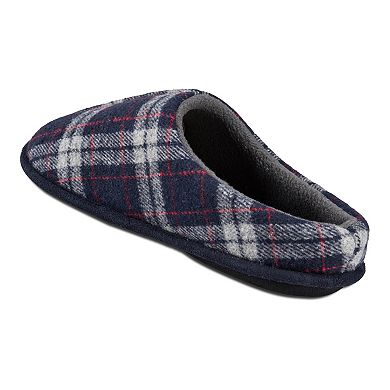 Wembley Men's Plaid Flannel Indoor/Outdoor Clog Slippers