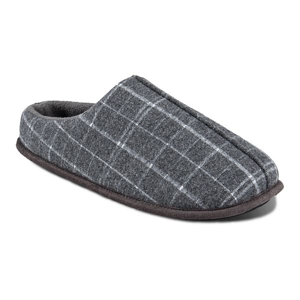 Wembley Men's Plaid Flannel Indoor/Outdoor Clog Slippers