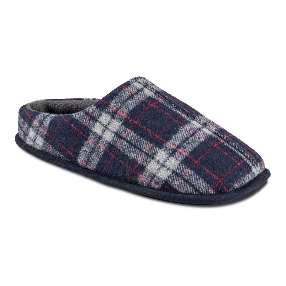 Wembley Men's Plaid Flannel Indoor/Outdoor Clog Slippers