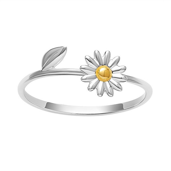 PRIMROSE Two Tone Flower Ring
