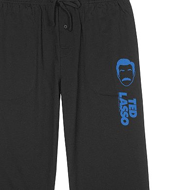 Men's Ted Lasso Logo Face Shape Pajama Pants