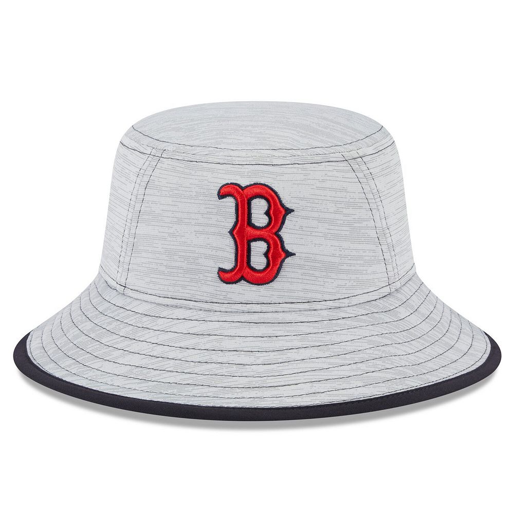Men's New Era Gray Boston Red Sox Game Bucket Hat