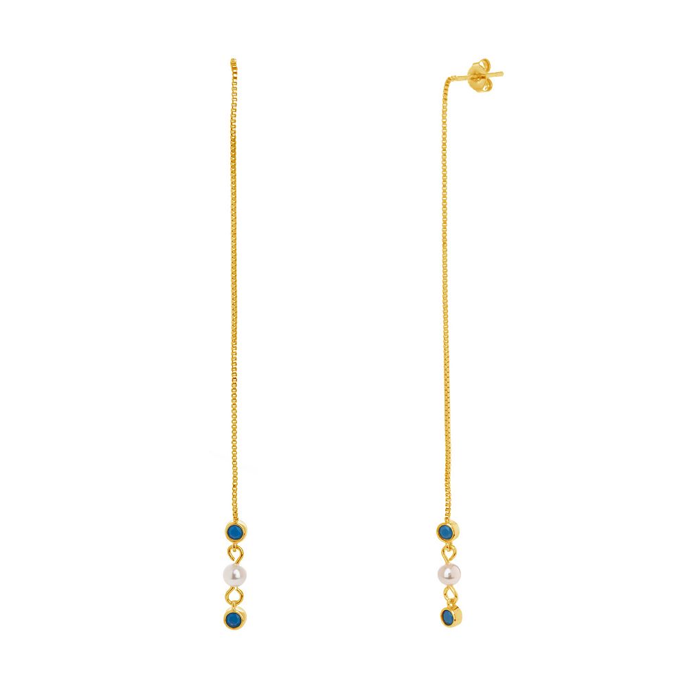 MC Collective Beaded Threader Earrings