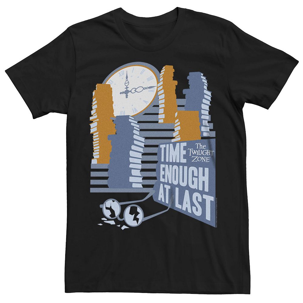 Men's The Twilight Zone Time Enough At Last Tee