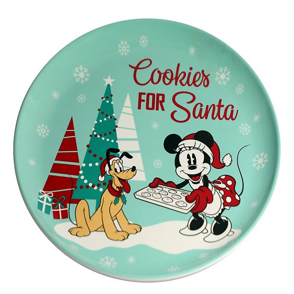SNS Disney Minnie Mouse & Pluto Melamine Cookie Plate