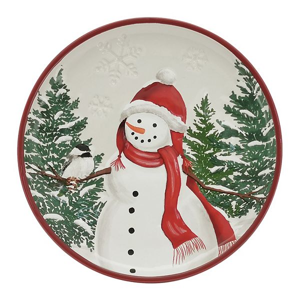 St. Nicholas Square® Yuletide Ceramic Salad Plate