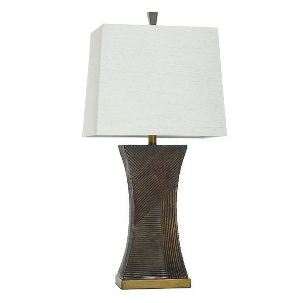 Asher Linear Embossed Table Lamp
