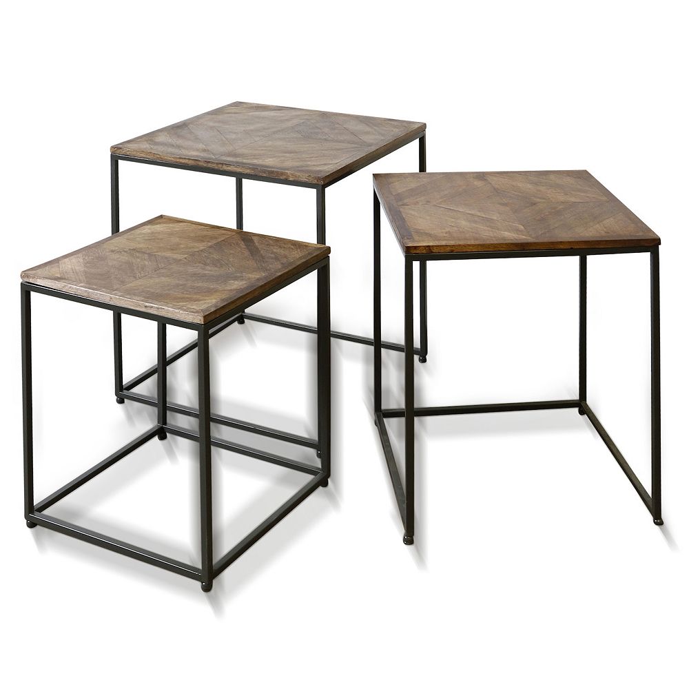 Logan Nested Side Tables 3-piece Set