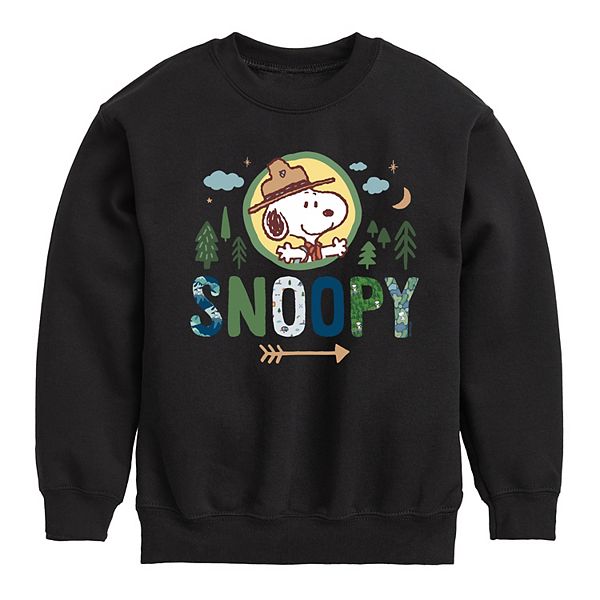 Boys 8-20 Peanuts Ranger Snoopy Fleece Sweatshirt