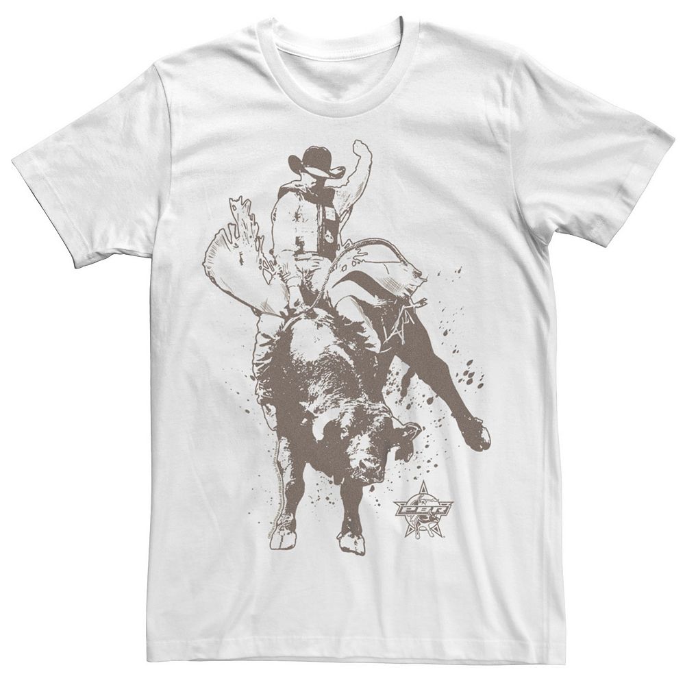 Men's Professional Bull Riders Riding The Bull Graphic Tee