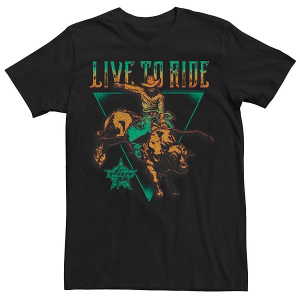 Men's Professional Bull Riders Live To Ride Graphic Tee