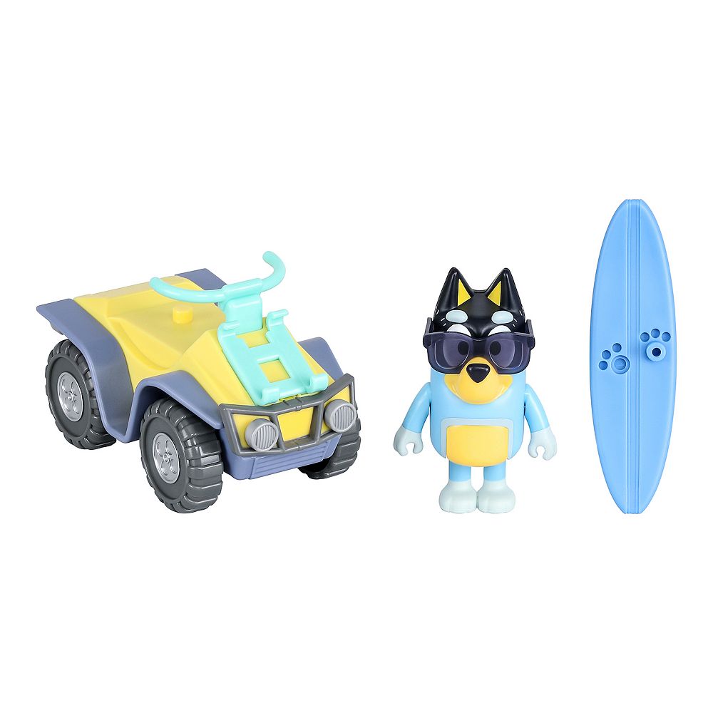 Bluey Series 9 Beach Quad & Bandit Figure Set