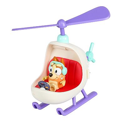 Bluey Series 9 Beach Helicopter & Bingo Figure Set