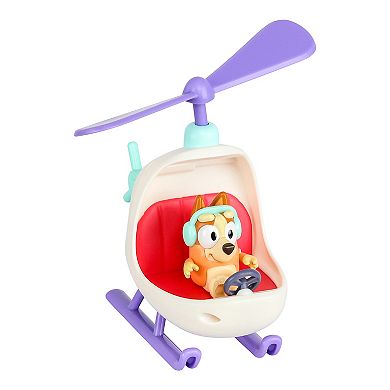 Bluey Series 9 Beach Helicopter & Bingo Figure Set