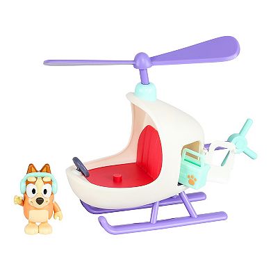 Bluey Series 9 Beach Helicopter & Bingo Figure Set