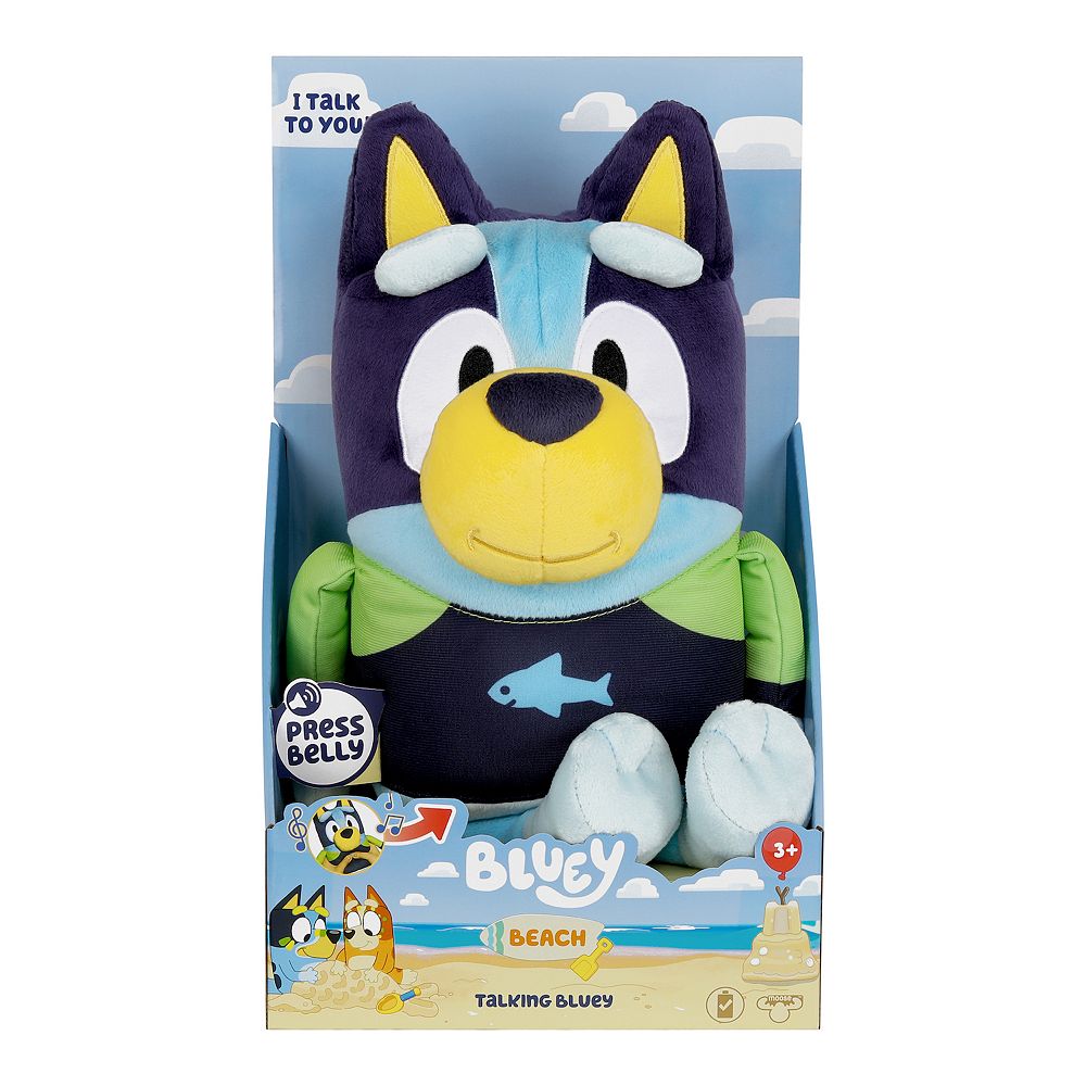 Bluey Series 9 Sound Effects Beach Bluey Plush