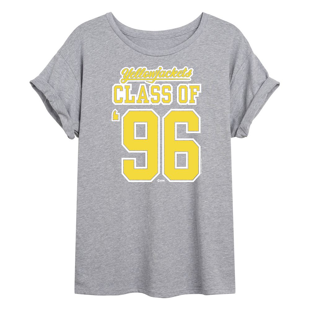 Juniors' Yellowjackets Class Of '96 Oversized Tee