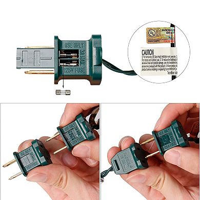 Twinkle Star 150 ct Incandescent Christmas Lights Mini Clear String ...