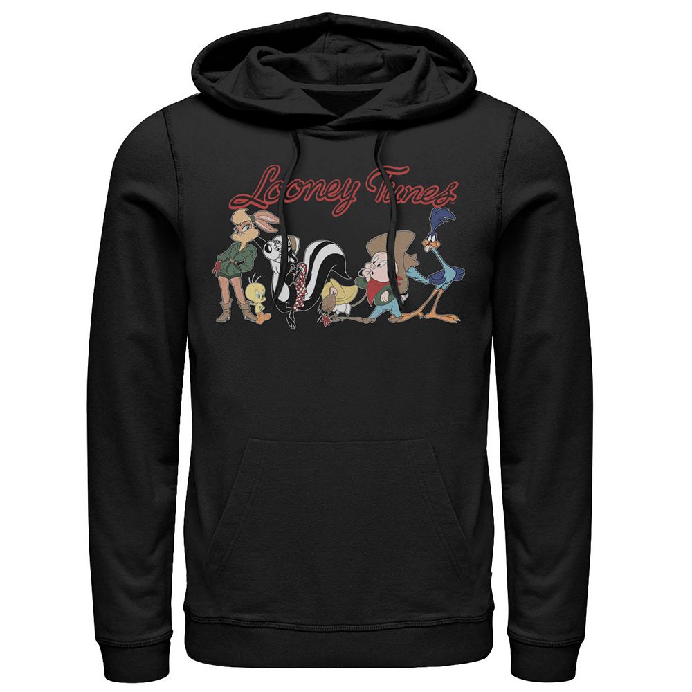 Men's Looney Tunes Group Retro Line Up Hoodie