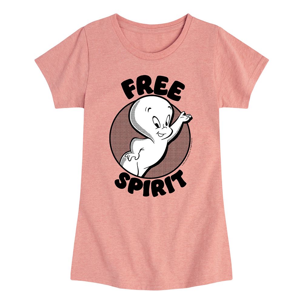 Girls 7-16 Casper The Friendly Ghost Free Spirit Graphic Tee