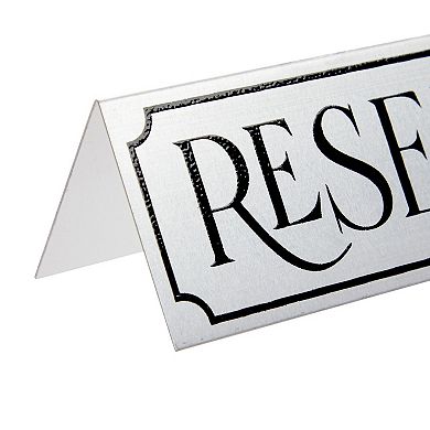 12-pack Small Reserved Seating Signs For Restaurant And Celebrations, 4 ...