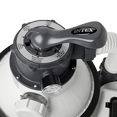 Intex Krystal Clear 1500 GPH Sand Filter Pump for Above Ground Swimming ...