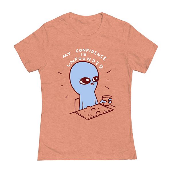 Juniors' Nathan W Pyle My Confidence Graphic Tee