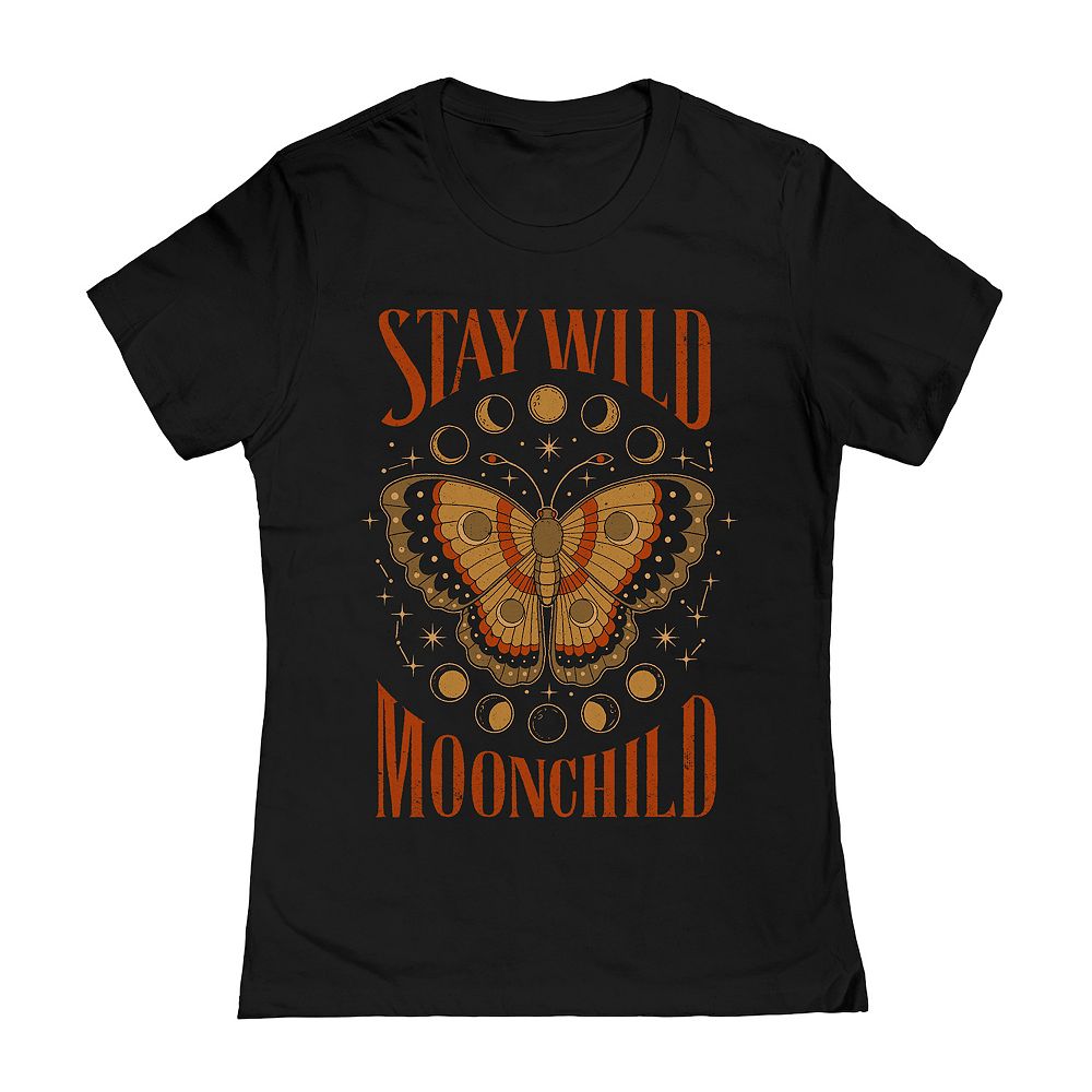 Juniors' Thiago Correa Stay Wild Moonchild Graphic Tee