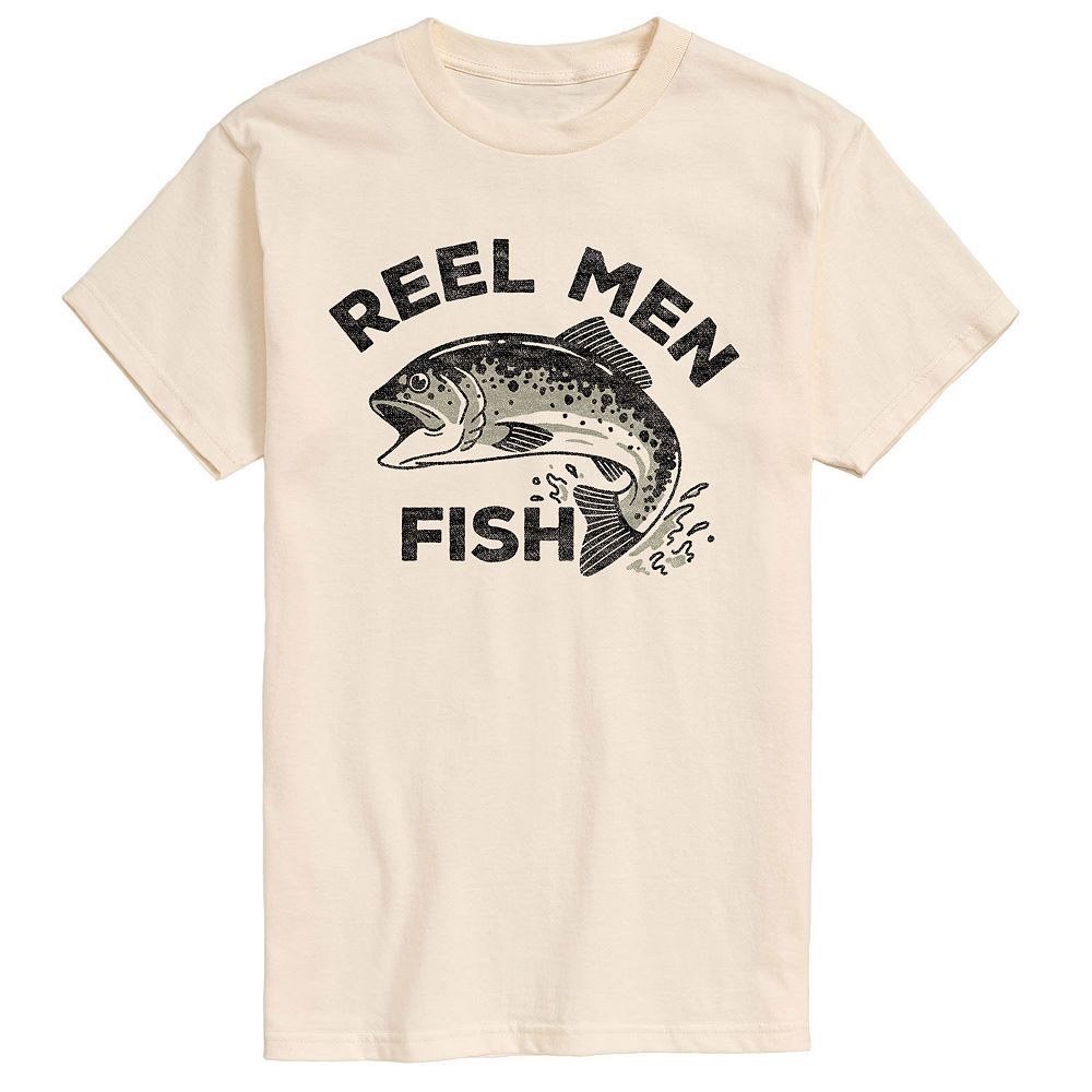 Men's "Reel Men Fish" Graphic Tee
