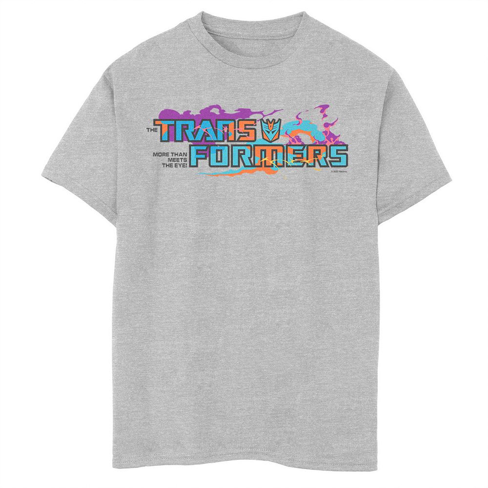 Boys 8-20 & Husky Transformers Wild Colors Logo Graphic Tee